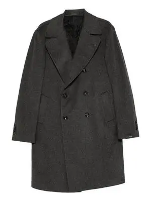 Tagliatore Double-breasted Wool Coat - Grey