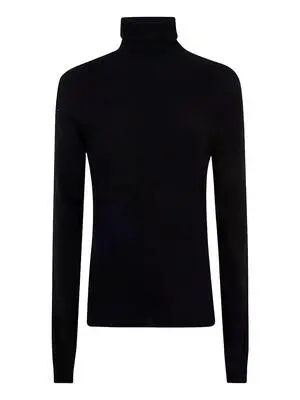 MD75 Roll-neck Top - Black