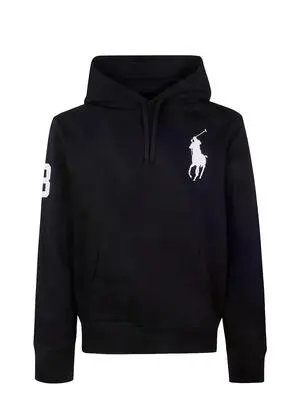 Ralph Lauren Logo Hoodie - Black