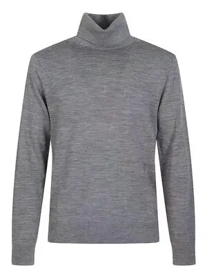 Michael Kors Roll-neck Merino Jumper - Grey