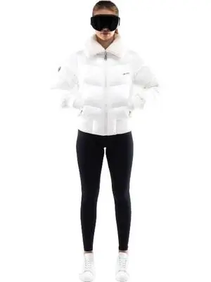 MALIBU SKI CLUB Monogram Classic Bomber - White