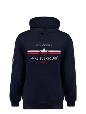 MALIBU SKI CLUB Snow Icon Hooded Sweatshirt - Navy