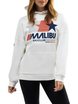 MALIBU SKI CLUB Malibu Racer Hooded Sweatshirt - White