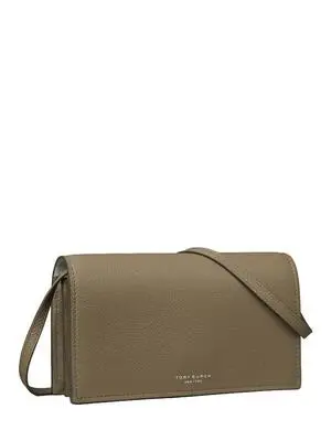 Tory Burch Romy Wallet Crossbody Wild Mushroom