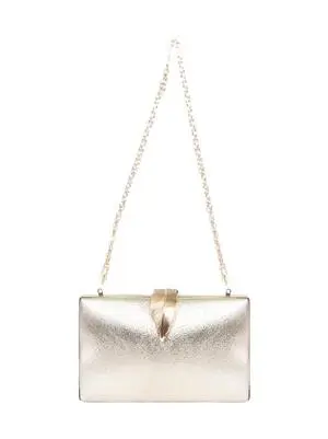 LAUREN LORRAINE Dori Clutch Gold