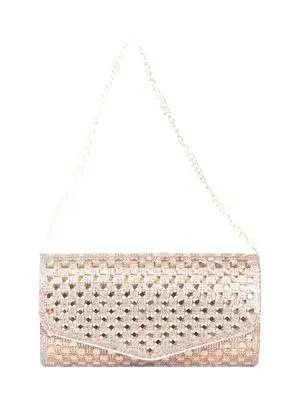 LAUREN LORRAINE Misha Clutch Gold