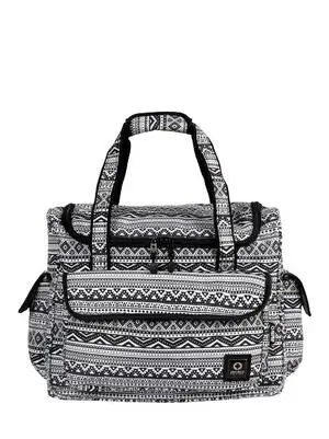 J WORLD Donna Rolling Carry-on Tote With Laptop Sleeve - Tribal