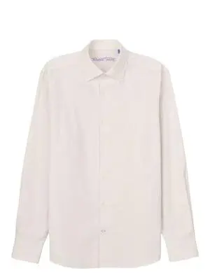 Robert Talbott Morgan Pinwale Corduroy Shirt - Cream