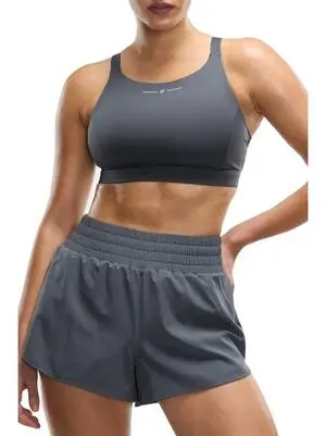 PELOTON Paceform Enhanced Support High Neck Bra - Dark Grey