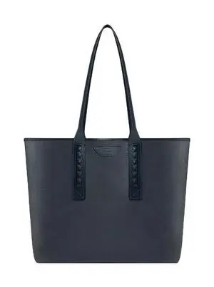 AVITEUR Newport Supple Canvas Tote Bag - Blu Nautico