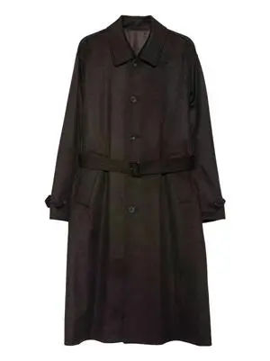 STEIN Cashmere Belted Coat - Brown