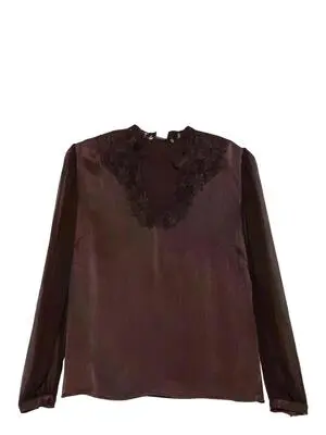 TWINSET Lace-detailed Blouse - Brown