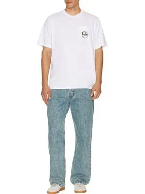 MALBON X Santa Cruz Bermuda Bunker Tee - White