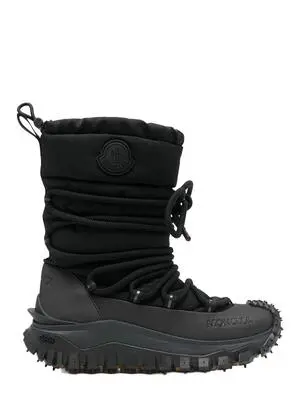 Moncler Lace-up Boots - Black