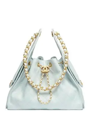 Chanel Chanel 25 Small Handbag Light Blue