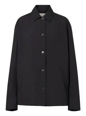 THE ROW Evadne Technical Overshirt - Black