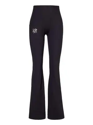 Loewe Loewe X On High-rise Flared Leggings Black