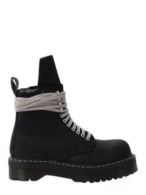 Rick Owens X Dr. Martens Leather Lace-up Boots - Black