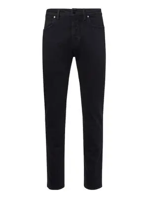 Stone Island Mid-rise Slim Jeans - Black