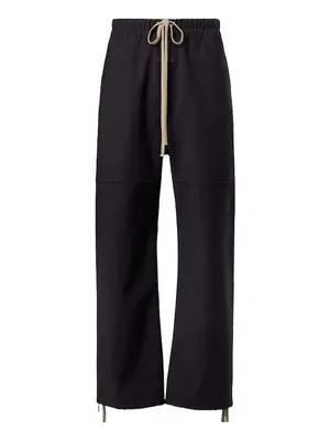 Fear Of God Drawstring Wide-leg Trousers - Black