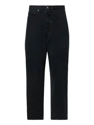 A.PRESSE High-rise Wide-leg Jeans - Black