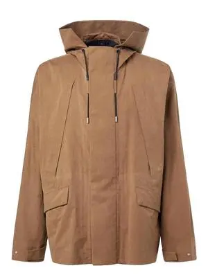 Loewe Hooded Technical Jacket - Brown