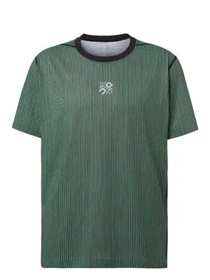 Loewe X On Striped Technical Jersey T-shirt - Green