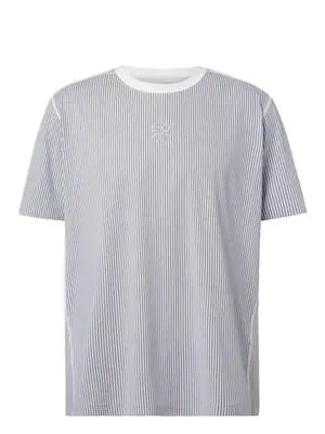 Loewe X On Striped Technical Jersey T-shirt - Beige