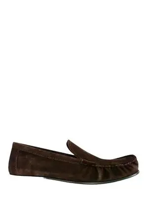 Miu Miu Suede Loafers - Brown