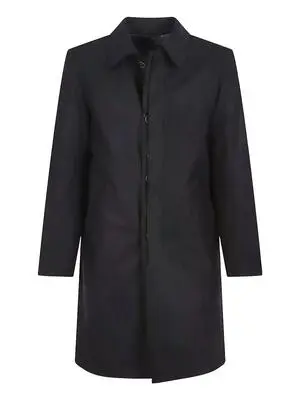 Herno Buttoned Coat - Blue