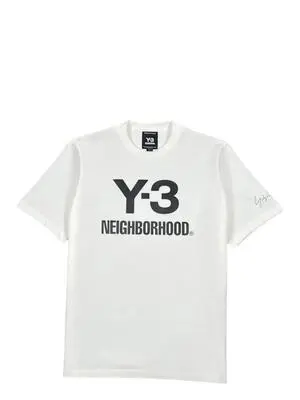 Y3 X Neighborhood Logo T-shirt - Cwhite