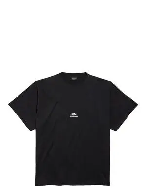 Balenciaga 3b Sports Icon Oversized T-shirt - Black