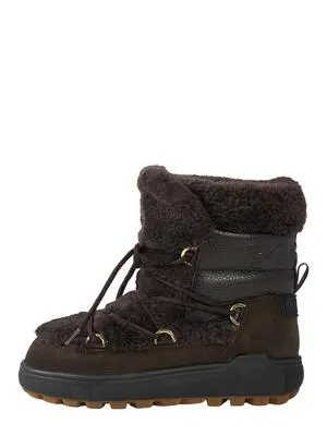 Bogner Chamonix Snow Boots With Spikes - Chocolate
