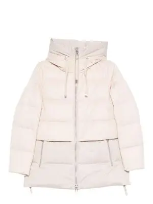 DUNO Down Coat With Hood - White
