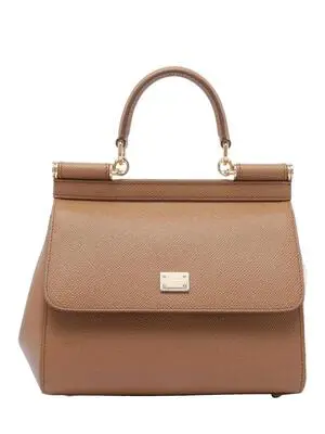 Dolce & Gabbana Dolce & Gabbana Sicily Mini Handbag Camel