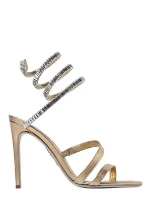 Rene Caovilla Heeled Sandal Gold