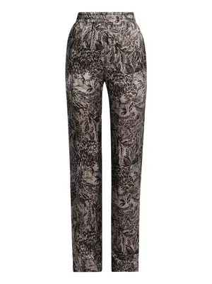 Golden Goose Floral Viscose Twill Pants - Grey Shades