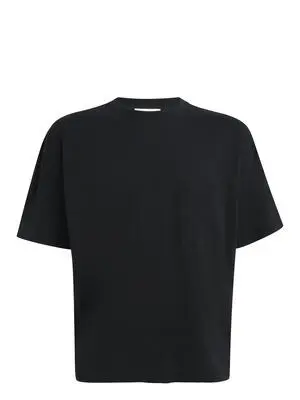 FRAME Cotton Relaxed Pocket T-shirt - Black