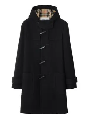 Burberry Wool Duffle Coat - Black