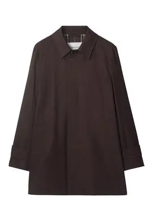 Burberry Cotton Gabardine Car Coat - Brown