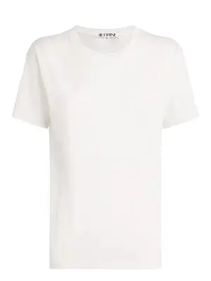 Eterne Cotton-modal Boyfriend T-shirt - Ivory