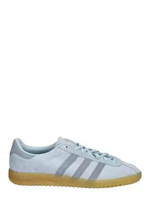 Adidas Three-stripe Lace-up Sneakers - Blue