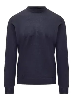 FILIPPO DE LAURENTIIS Crew-neck Sweater - Blue