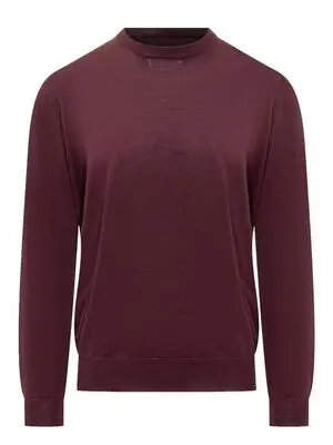 FILIPPO DE LAURENTIIS Crew-neck Sweater - Purple
