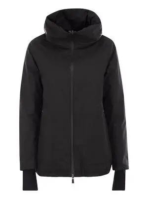 Herno A-shaped Down Jacket With Hood - Black