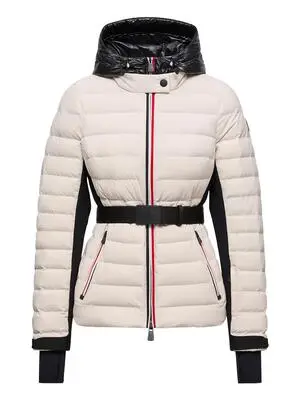 Moncler Bruche Hooded Insulated Ski Jacket - White