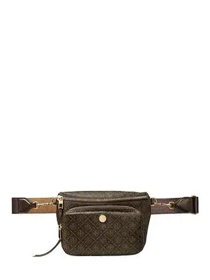 Tory Burch T Monogram Coated Canvas Belt Bag - French Press