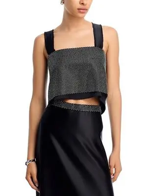 NONCHALANT LABEL Catrina Jewel Tank Top - Black