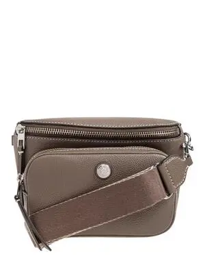 Tory Burch T Monogram Mini Shoulder Bag - Grey