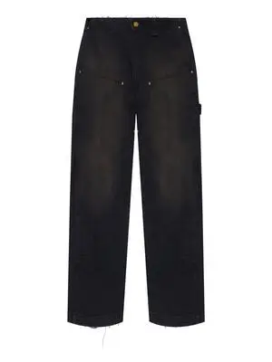 WILLY CHAVARRIA Wide-leg Denim Jeans - Black